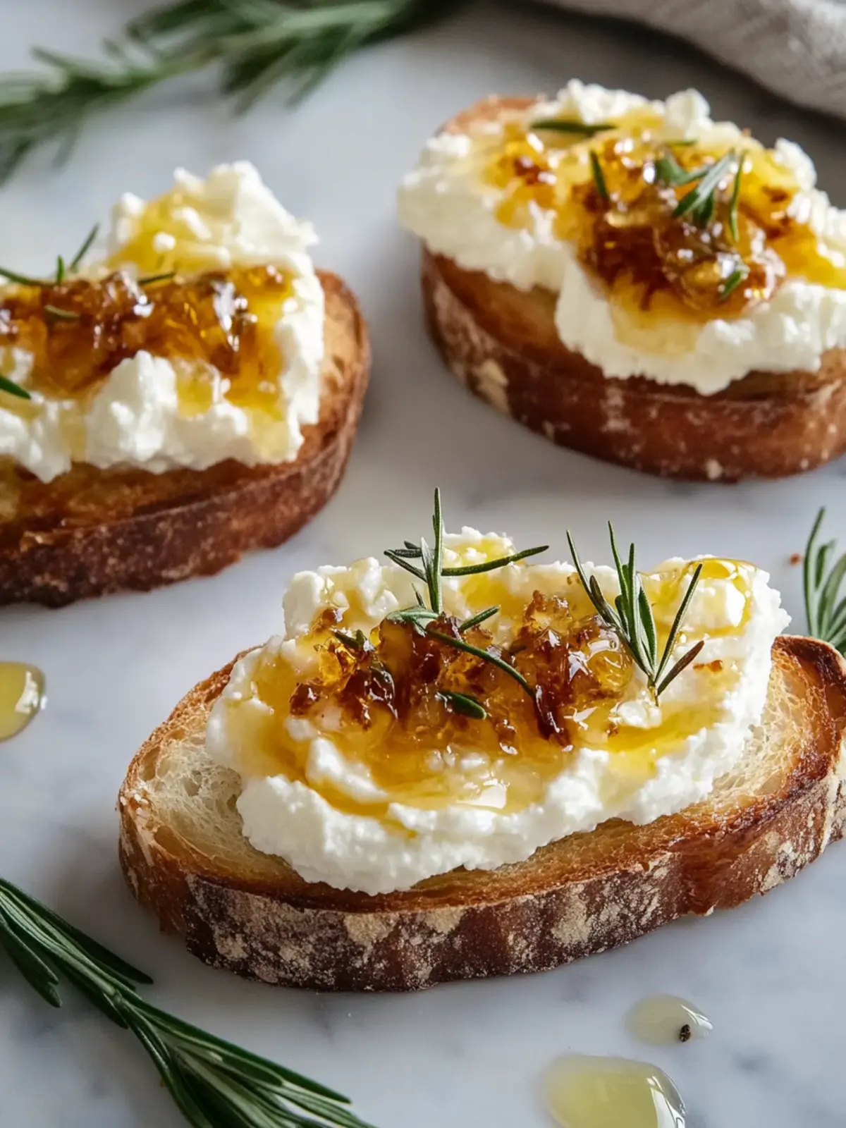 Whipped Feta Crostini with Hot Honey: A Flavor Explosion