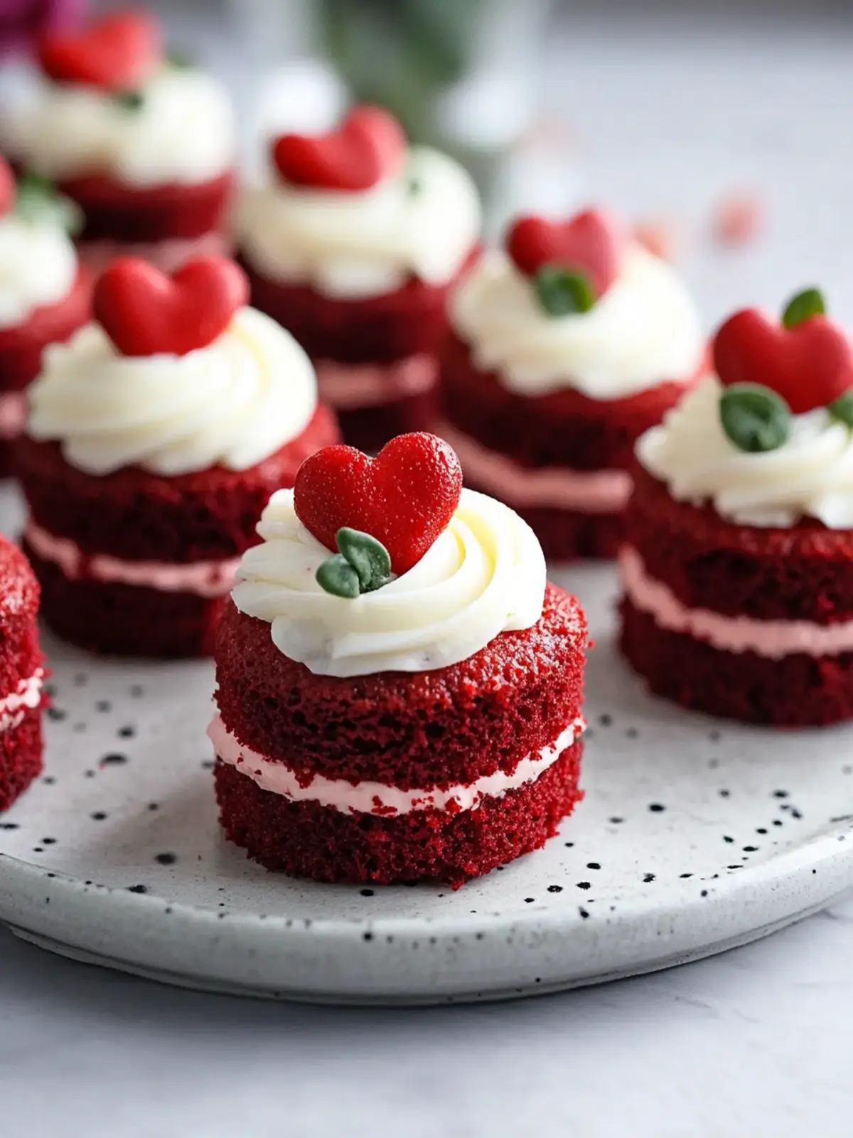 Mini Red Velvet Cakes: Irresistible Sweet Treat for Valentine