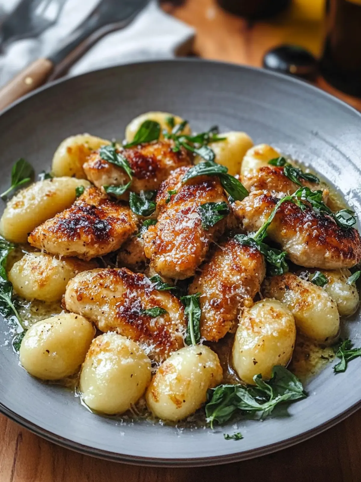 Crispy Garlic Chicken & Gnocchi: Your Cozy One-Pan Dinner Solution