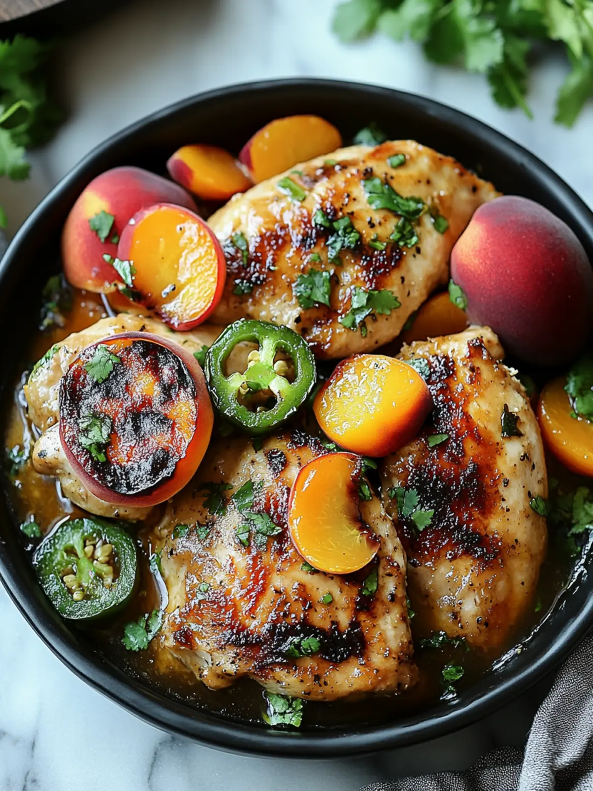 Jalapeno Peach Chicken: Sweet & Spicy Grilled Delight