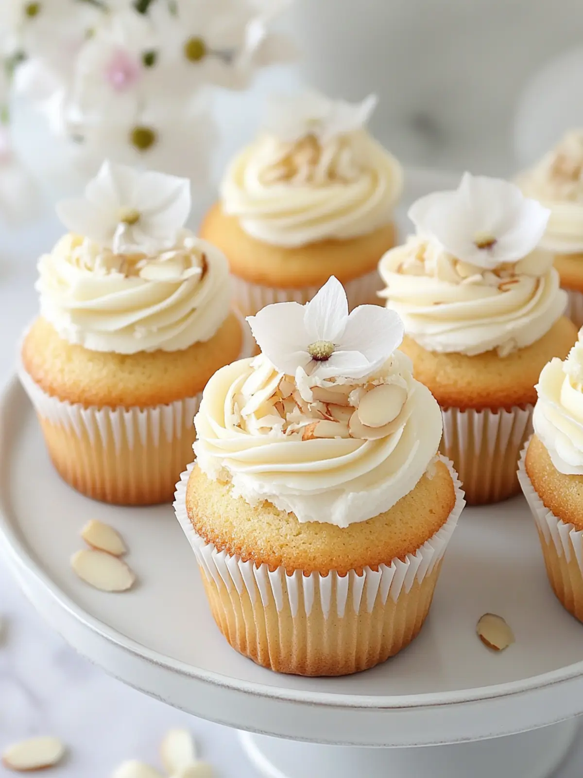 Delicious Almond Wedding Cake Cupcakes for Any Celebration