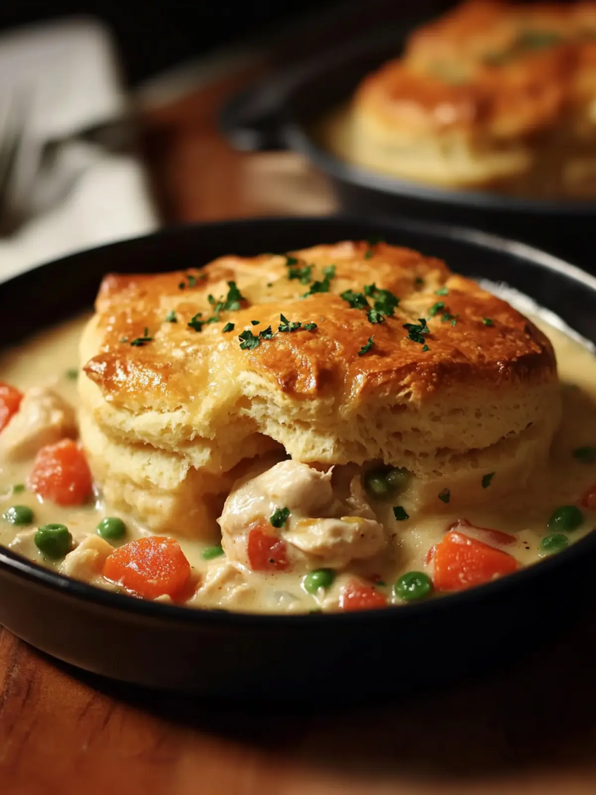 Savor Homey Red Lobster Biscuit Chicken Pot Pie Delight