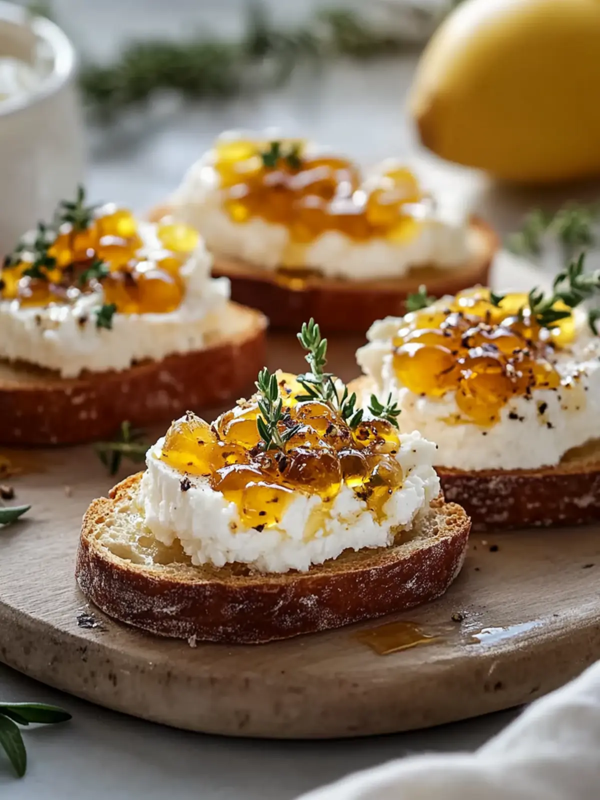 Whipped Feta Crostini with Hot Honey: A Flavor Explosion