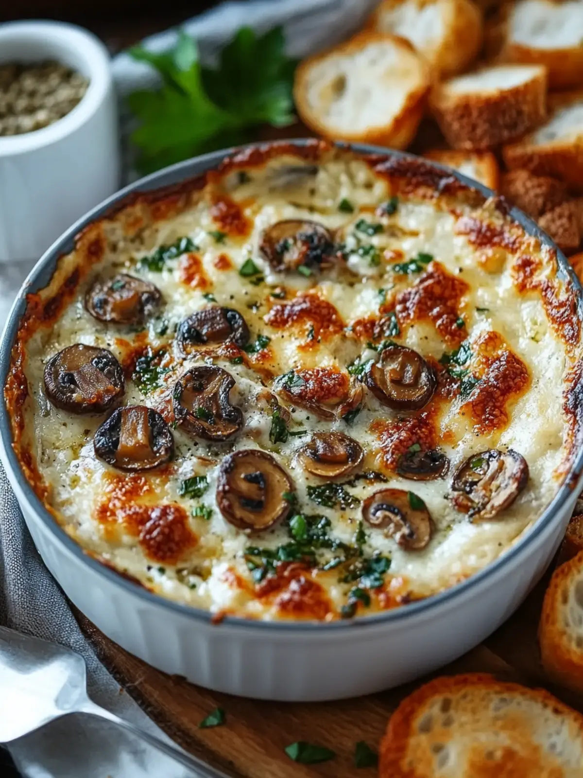 Irresistible Stuffed Mushroom Dip Perfect for Any Gathering