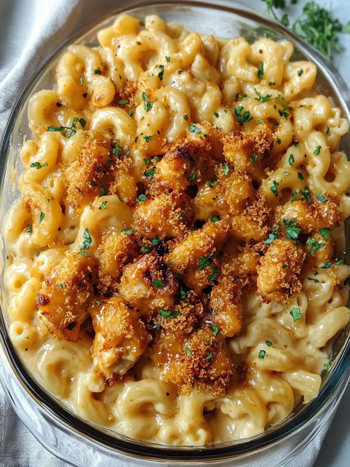 Delicious Easy Honey Garlic Butter Chicken Mac & Cheese Recipe