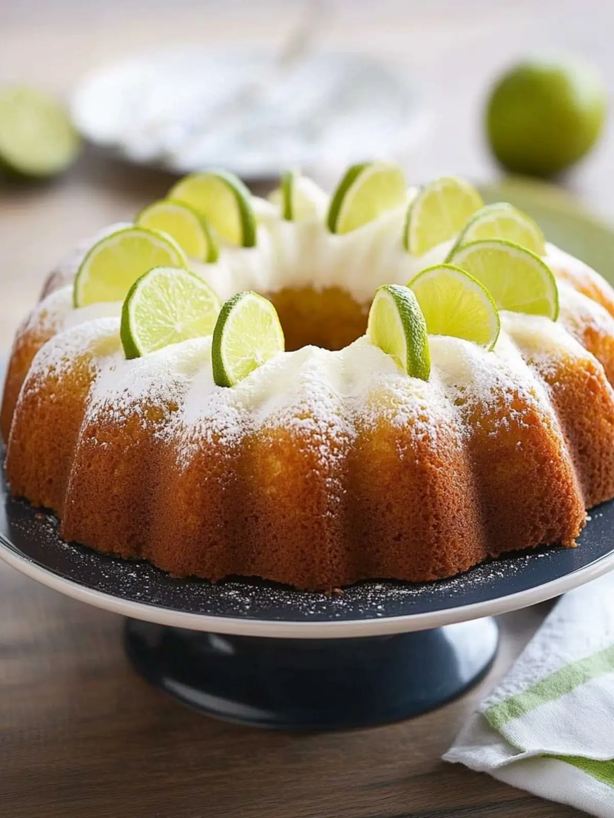 Moist & Tangy Key Lime Pound Cake to Brighten Your Day