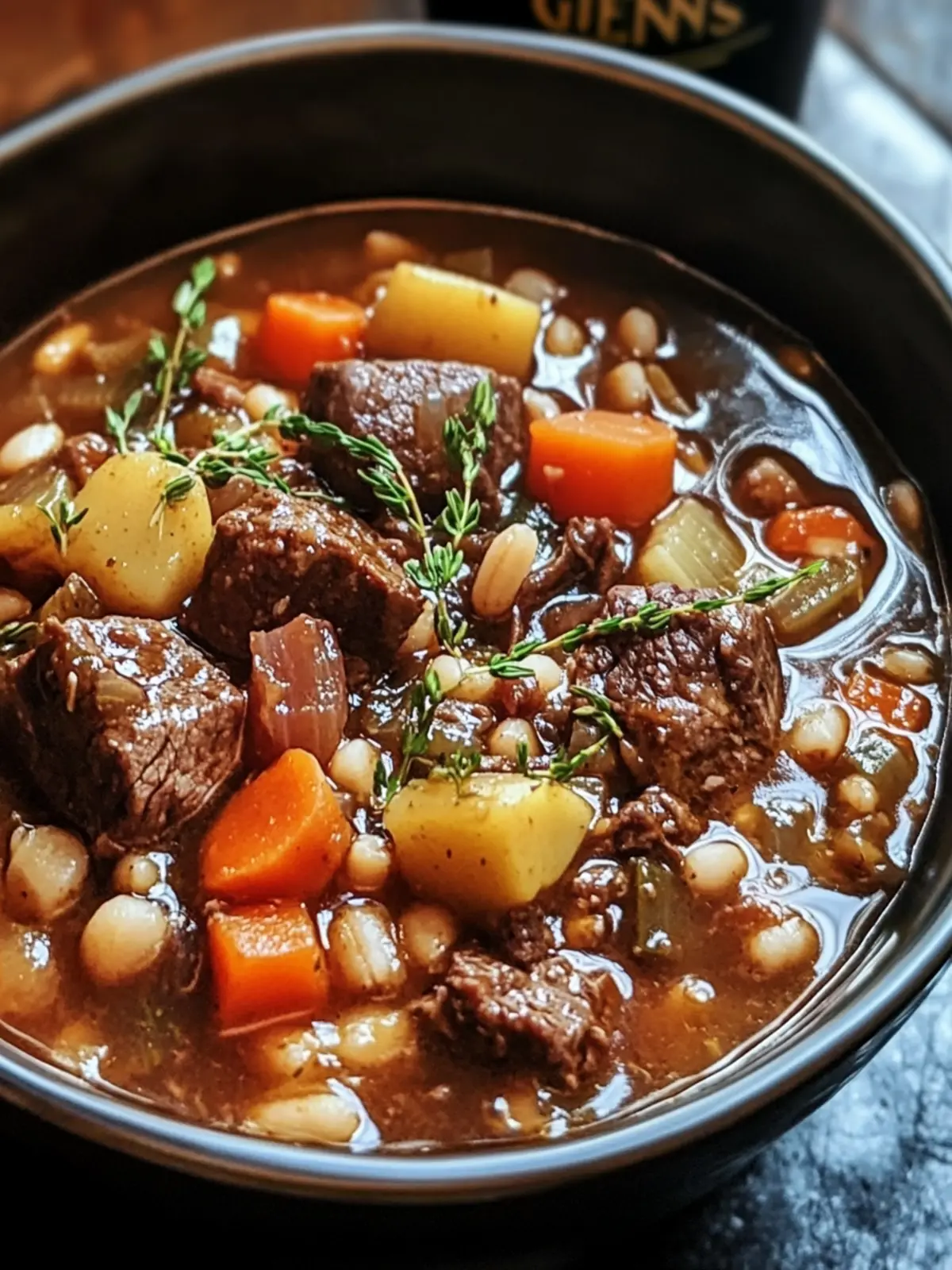 Hearty Guinness Beef Barley Stew for Cozy Nights In