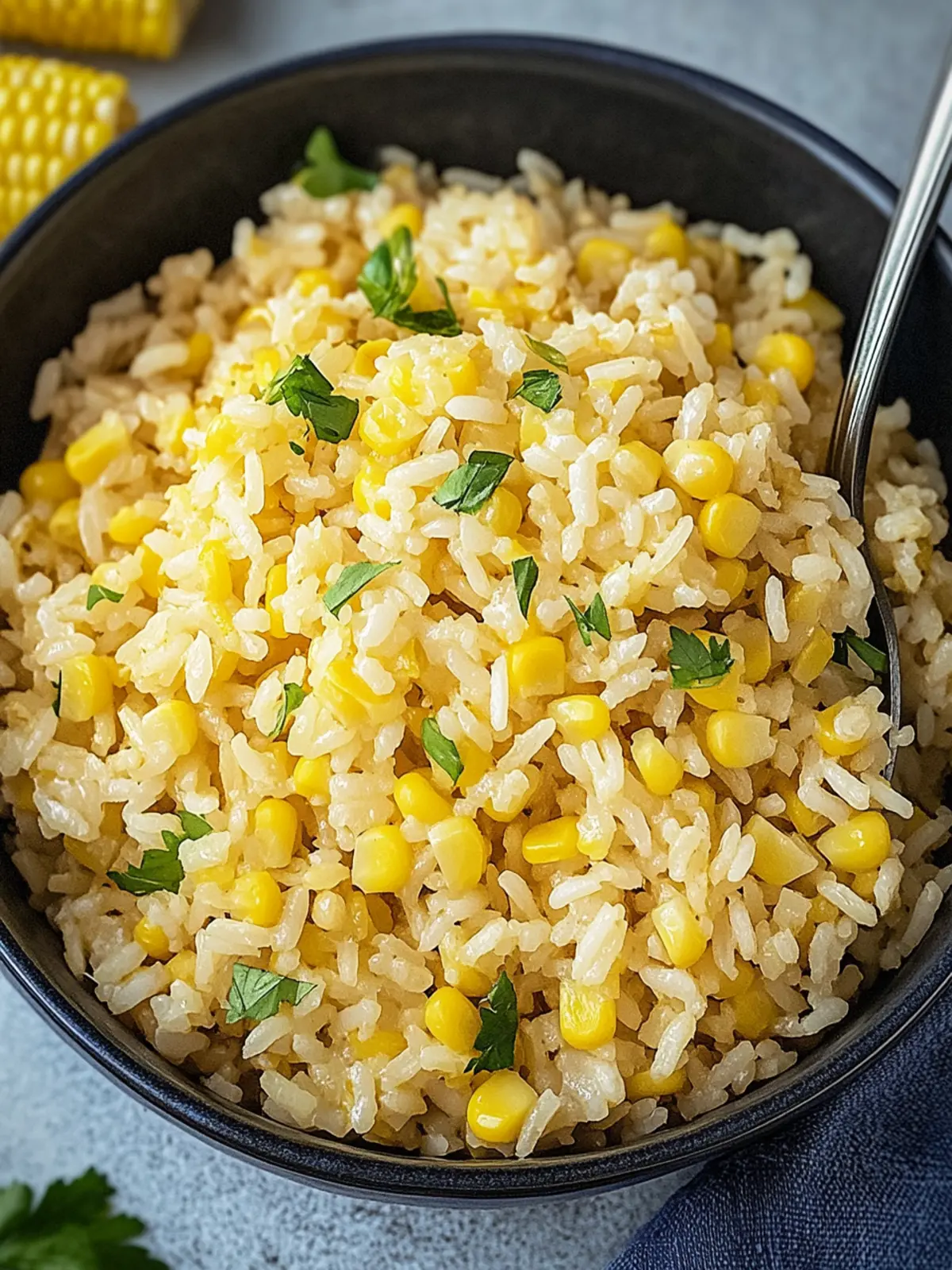 Melt-in-Your-Mouth Hot Buttered Corn Rice in 20 Minutes
