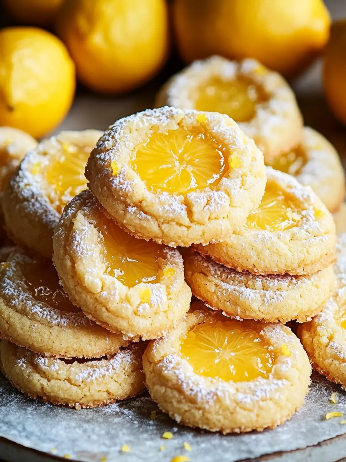 Lemon Curd Cookies Recipe That's a Sweet Zesty Delight