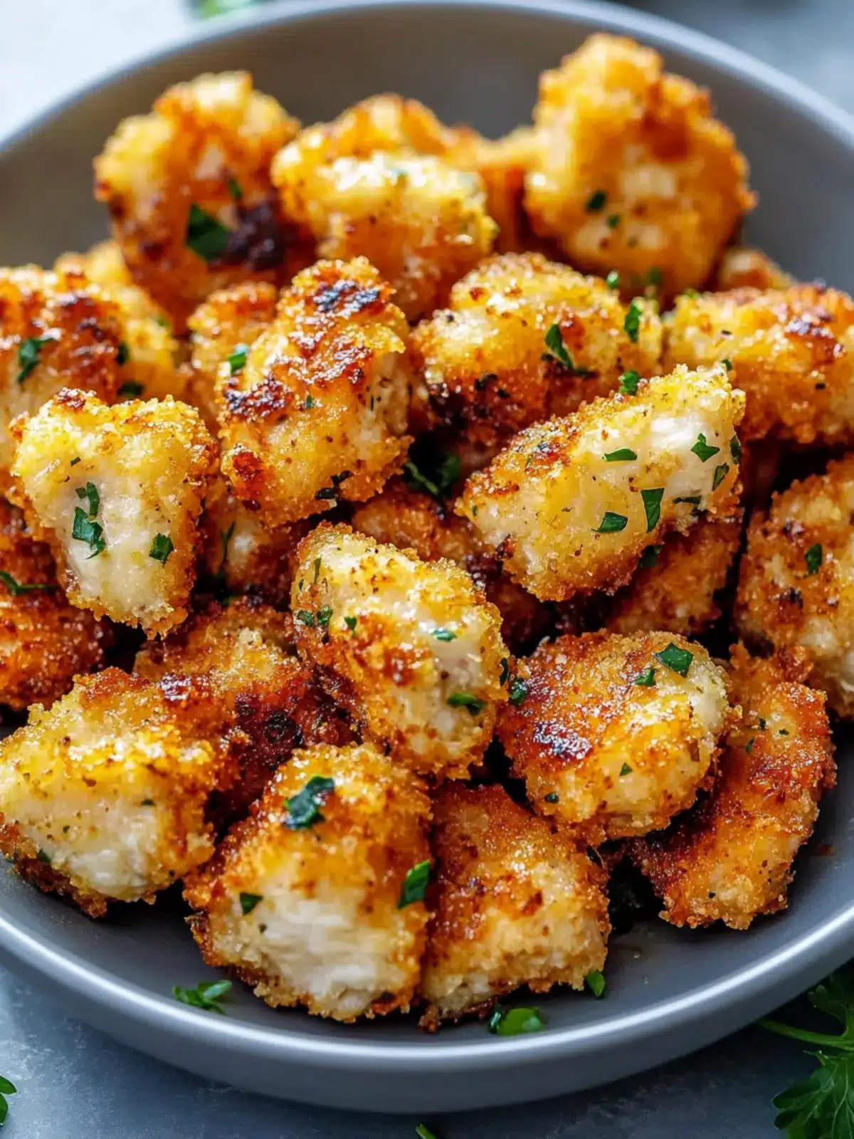 Garlic Parmesan Chicken Bites (Air Fryer) Ready in 27 Minutes