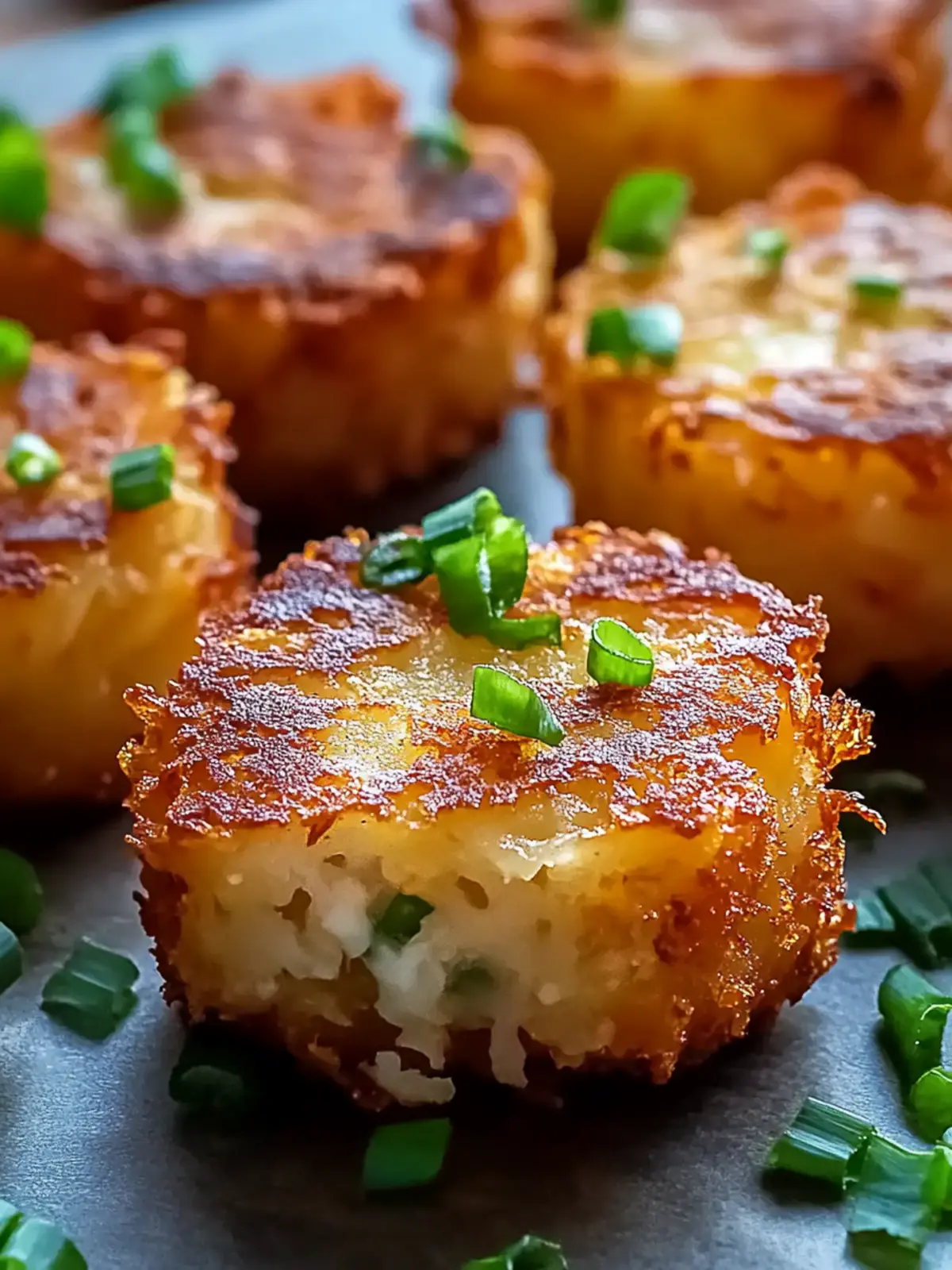 Crispy Loaded Hashbrown Bites for the Ultimate Snack Fix