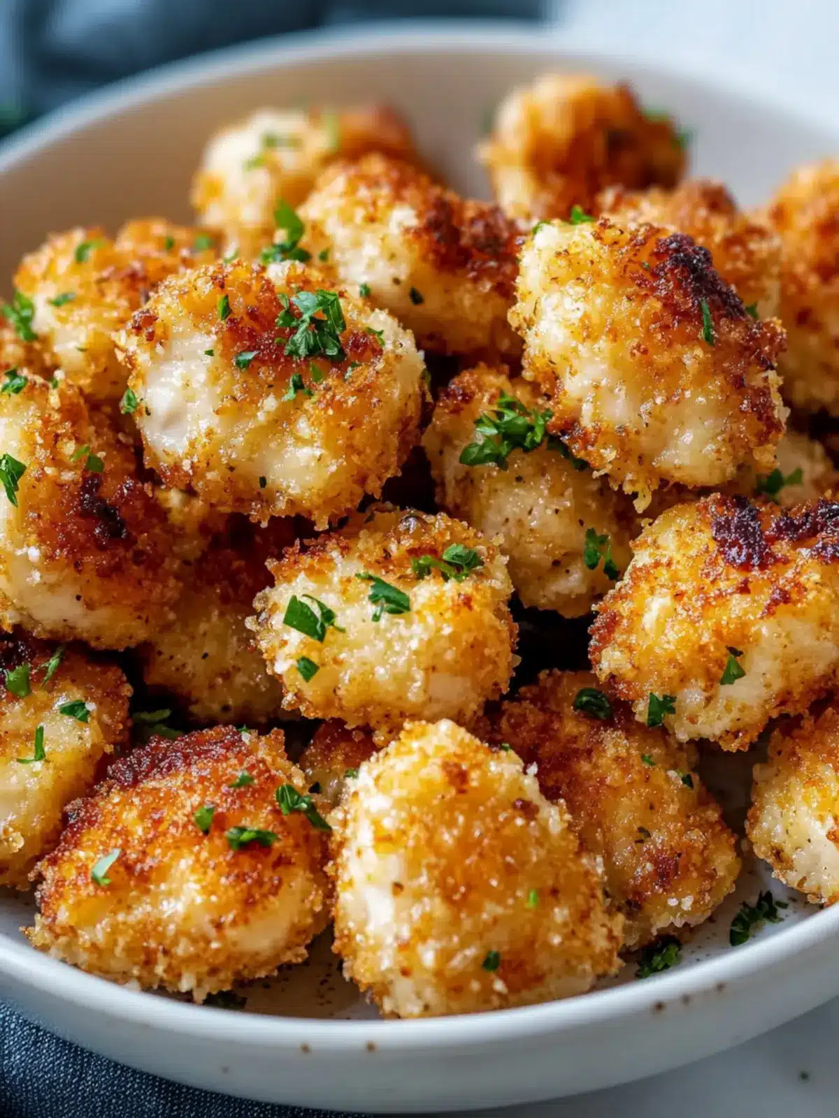 Garlic Parmesan Chicken Bites (Air Fryer) Ready in 27 Minutes